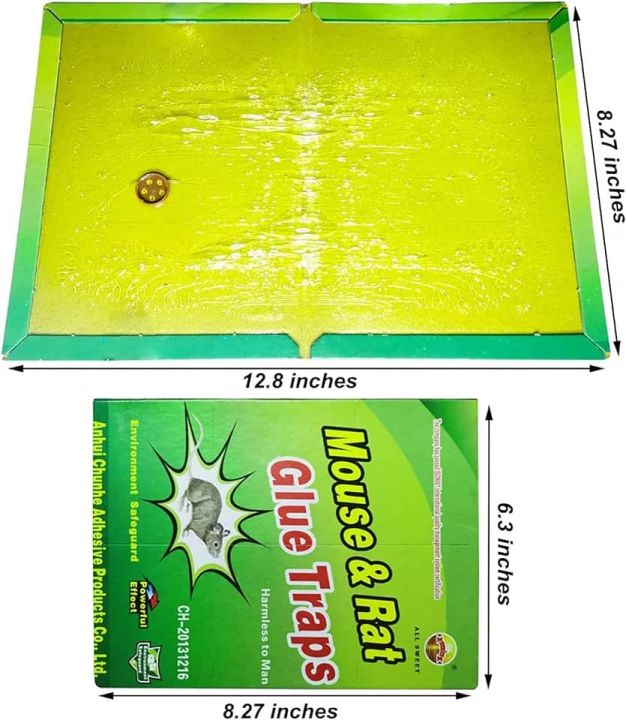 Extra Large Mouse & Rat Gum Glue Pad Traps Capture , Mrgp Glue Board ...