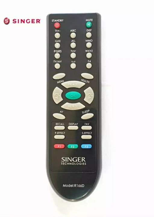SINGER TV Remote controller R166D | Daraz.lk