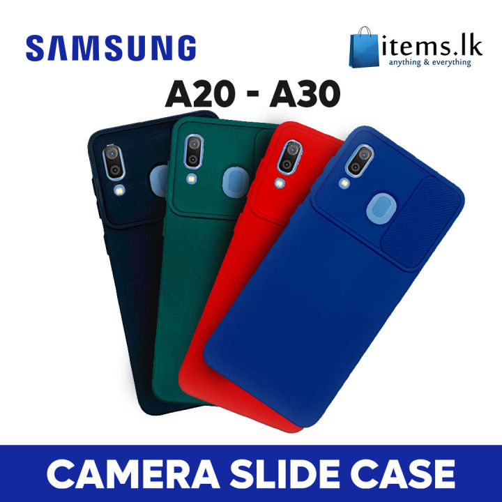 Slide Camera Lens Protection Phone Case For Samsung Galaxy A20 / A30 ...