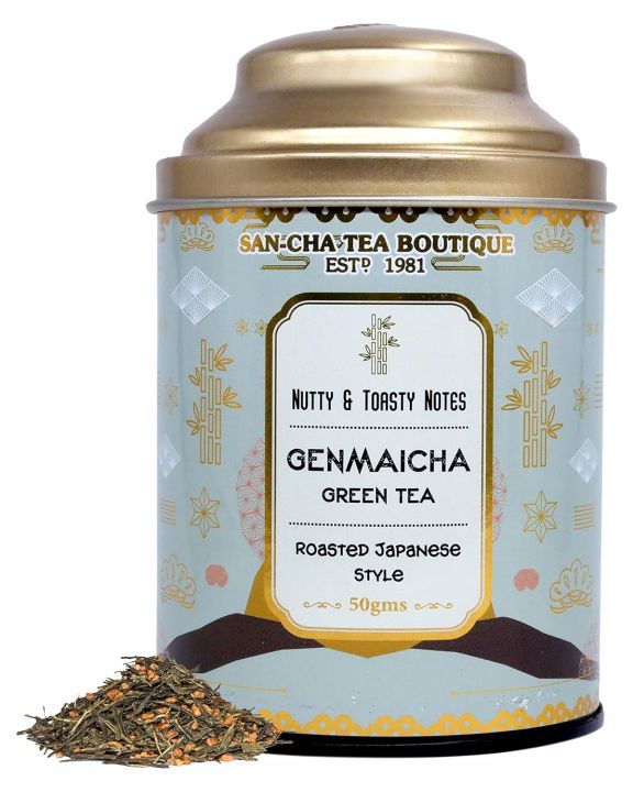 Sancha Tea Boutique, Genmaicha Green Tea, Popcorn Tea, Roasted Rice ...