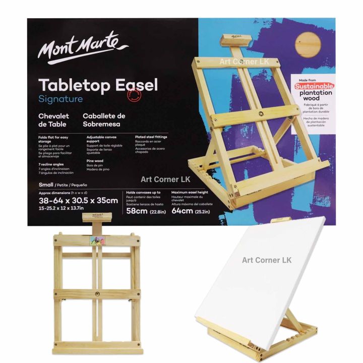 Mont Marte Signature Small Foldable Reclinable Traditional Tabletop ...