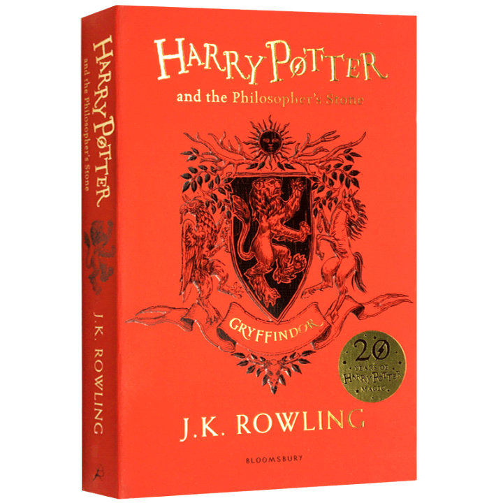 Harry Potter and The Philosopher's Stone Gryffindor Original English ...