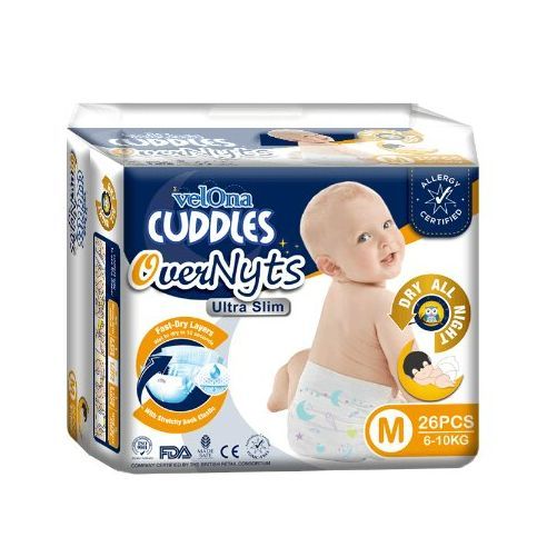 Velona Cuddles Over Nyts Baby Diaper Medium 26pcs | Daraz.lk Velona Cuddles Over Nyts Baby Diaper Medium 26pcs | Daraz.lk