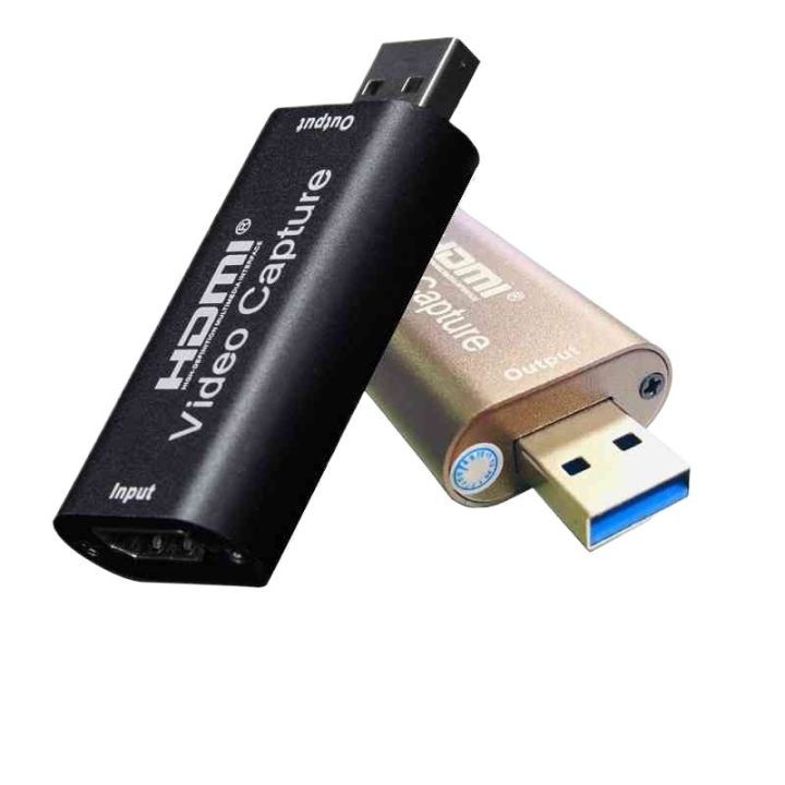 Audio Video Capture Cards HDMI to USB 2.0 1080P 4K Record Via DSLR ...