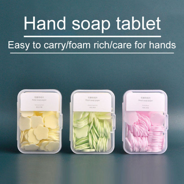 [Y] Soap Piece Travel Portable Hand Washing Piece Student Soap Paper ...