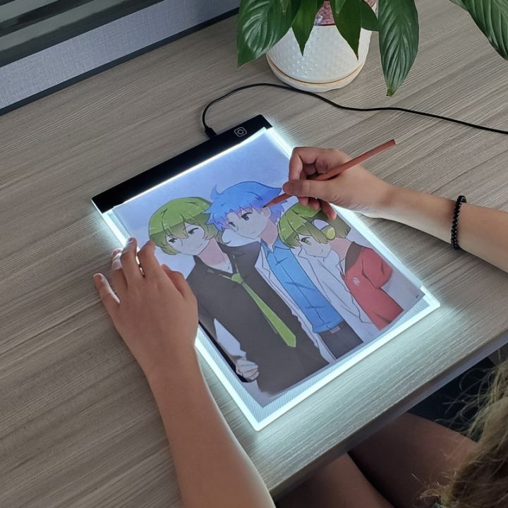 Small A4 LED Light Pad for Diamond Painting, USB Powered Light Board ...