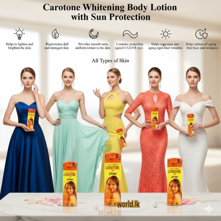 Carotone Light & Natural Brightening Whiit-ning Body Sun Protection ...