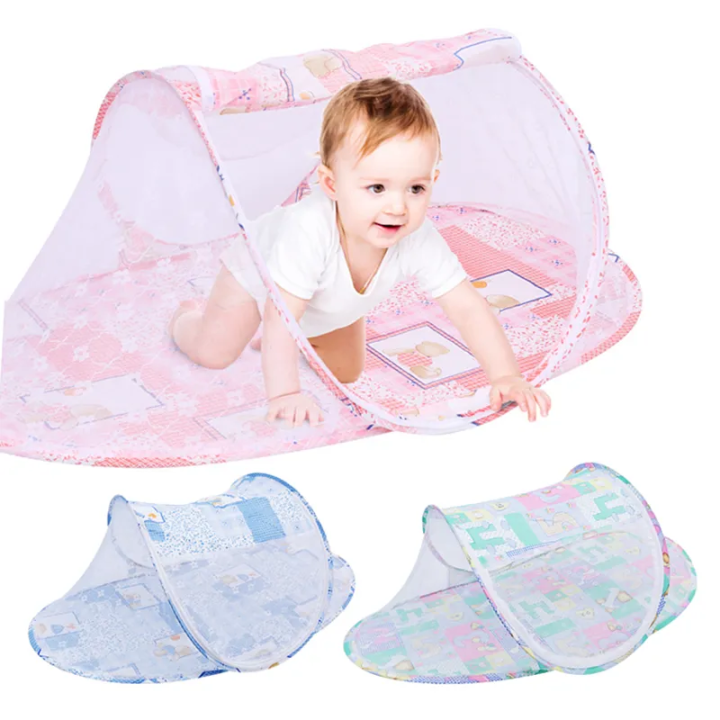 Newborn Baby Crib Netting Children Portable Foldable Baby Bed Mosquito ...