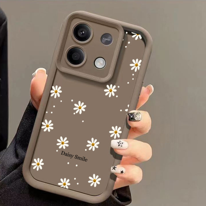 Happy day Daisy Flowers Matte Phone Case for Xiaomi Redmi Note 13 12 ...