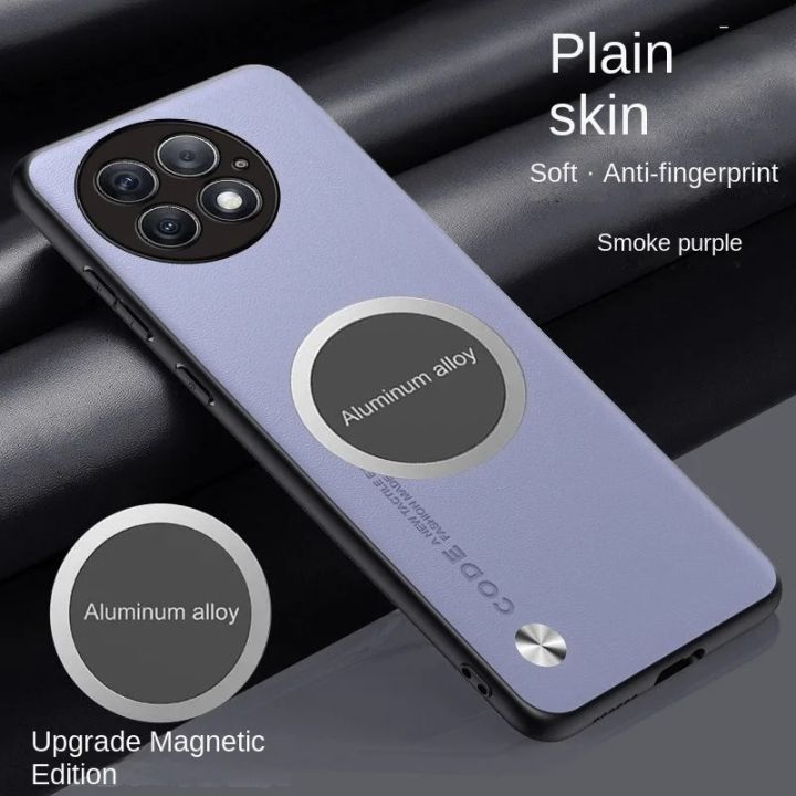 Luxury Leather Magnetic Protective Back Magsafe Case for OnePlus 13 12 ...