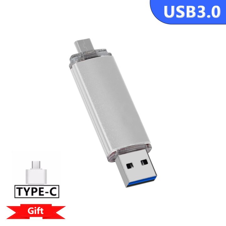 【128GB white】 3 in 1 OTG USB Drive USB 3.0 & Micro Pen Drive 64GB 128GB ...