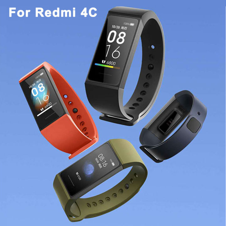 Watch Strap for Xiaomi Redmi Mi Smart Band 4C Wristband Silicone ...