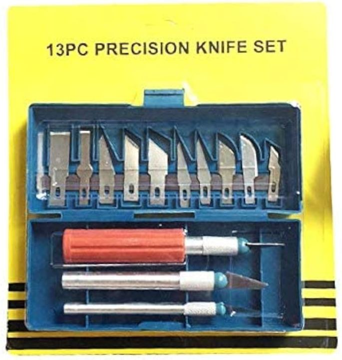 13 PCS PRECISION KNIFE SET | Daraz.lk