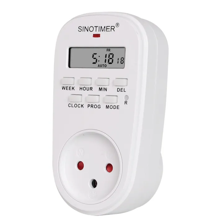【ClassicCraze】Plug Digital Weekly Programmable Wall Plug-in Socket Timer Switch Outlet Time 220V ...
