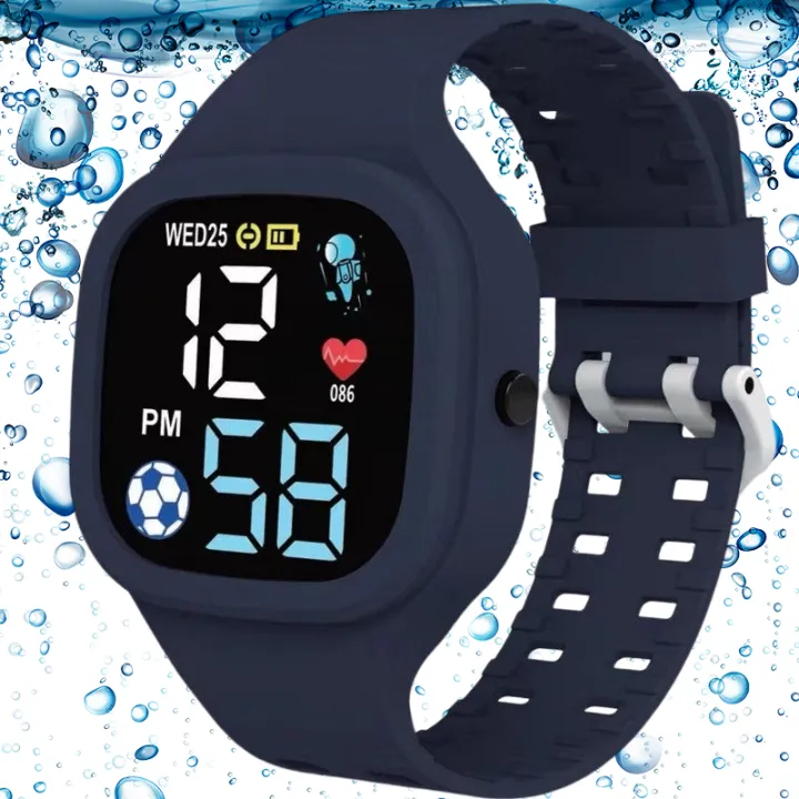 New Kids Watch Sport Colourful Silicone Strap Child Watch For Teen Girl ...