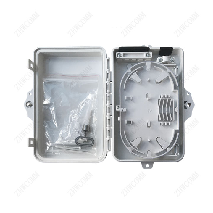 Zhwcomm 4 Core Fiber Optic Terminal Box Ftth Box Fiber Optic ...