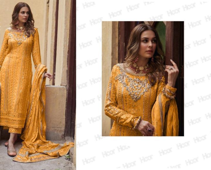 Elakkiya Fashion's Heavy Embroidered Style Salwar Kameez | Daraz.lk