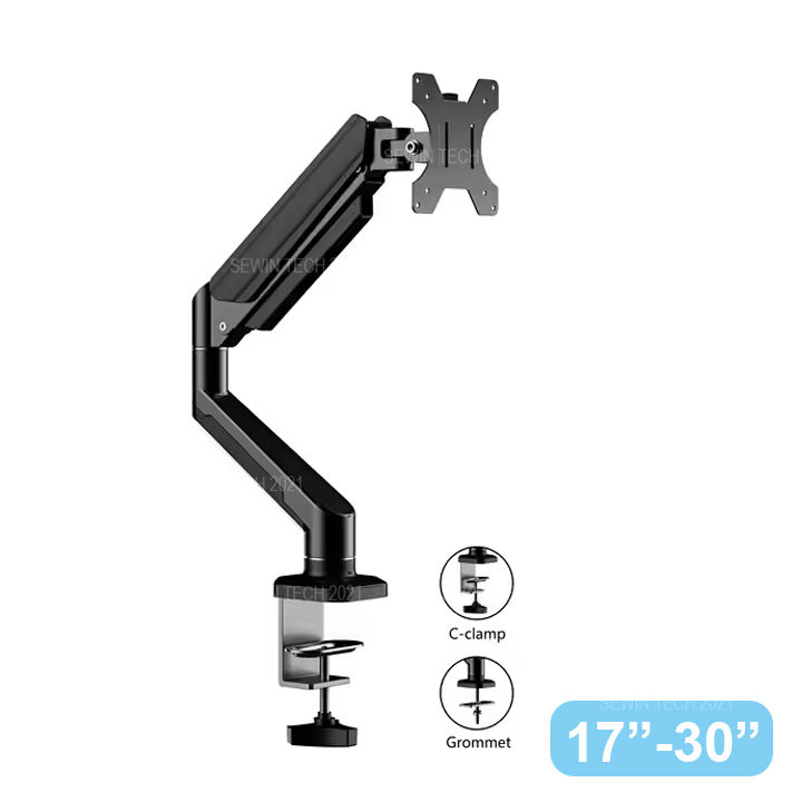 Monitor Table Stand Arm Bracket Full Motion Swivel Mount with Gas ...