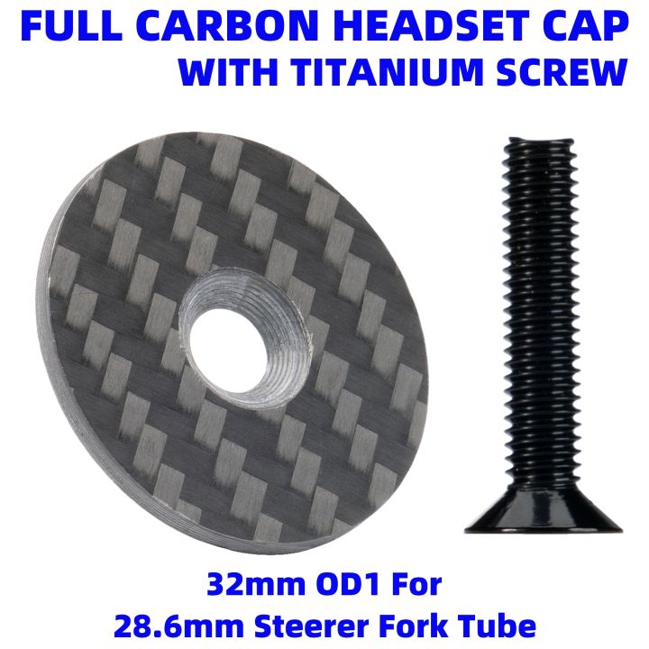 bike modified parts Bicycle Headset carbon top Cap Carbon Fiber Bike ...
