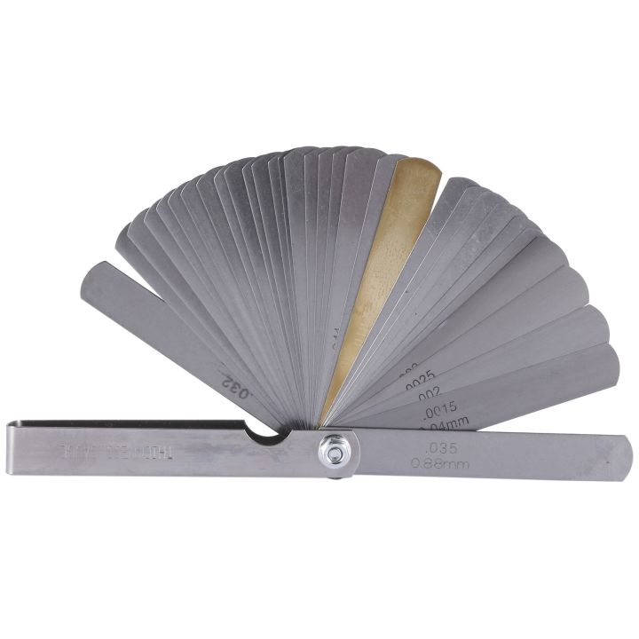 32 set distance gauge feeler gauge valve teaching feeler gauge 0.04-0. ...