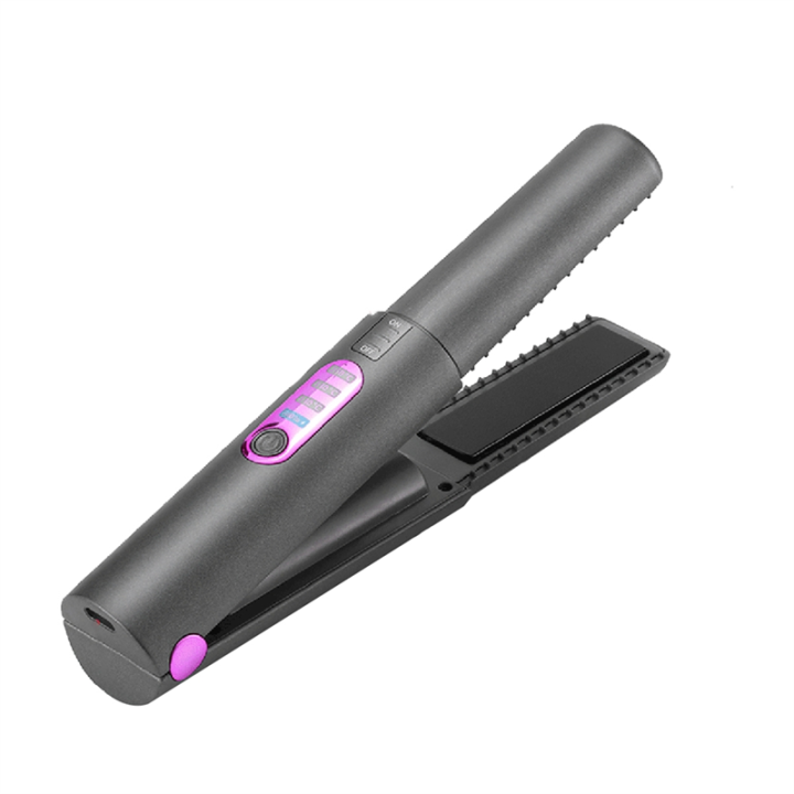 Cordless Hair Straightener, Flat Iron 2 in 1, Portable with USB-C ...