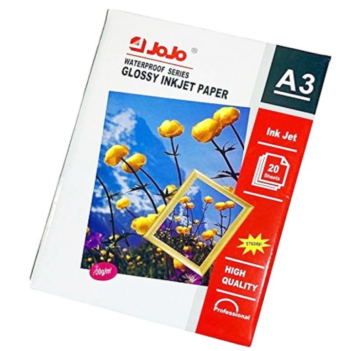 JOJO Inkjet Glossy A3 Photo paper | Daraz.lk