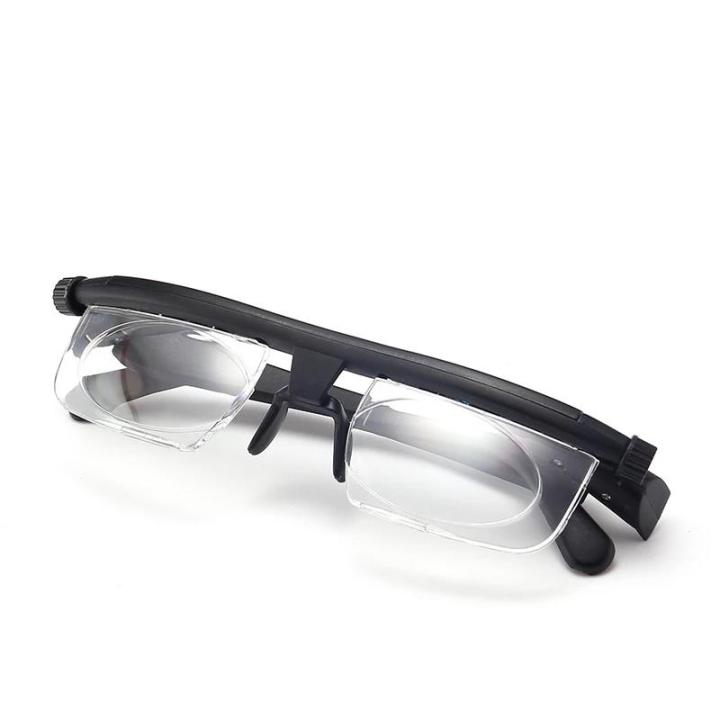 Adlens Focus Adjustable Men Women Reading Glasses Myopia Eyeglasses -6D ...