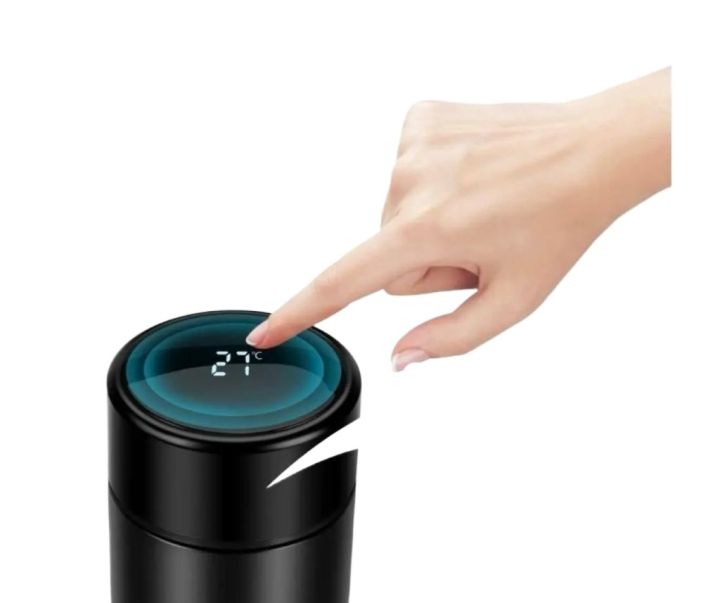 Thermos Flask LED Digital Temperature Smart Display Smart Water Bottle | Daraz.lk