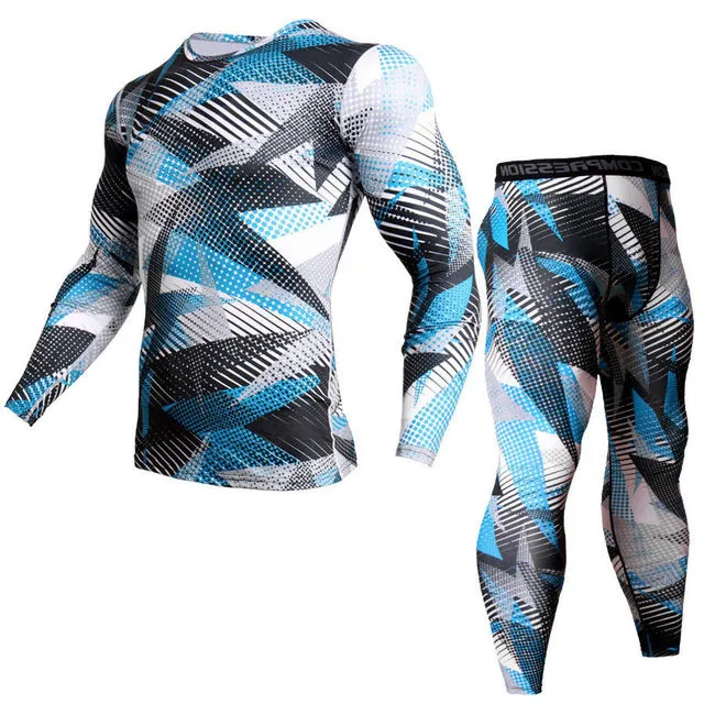 Men's Running Set Gym Jogging Thermo underwear xxxxl Second skin ...