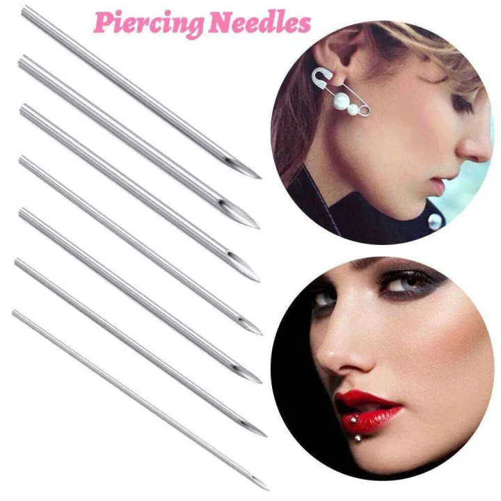5 PCs Disposable Sterile Body Piercing Needles Medical Tattoo Needle ...