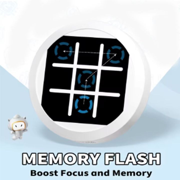Multifunctional 4-in- Tic Tac Toe Game Handheld Thinking Exercise ...