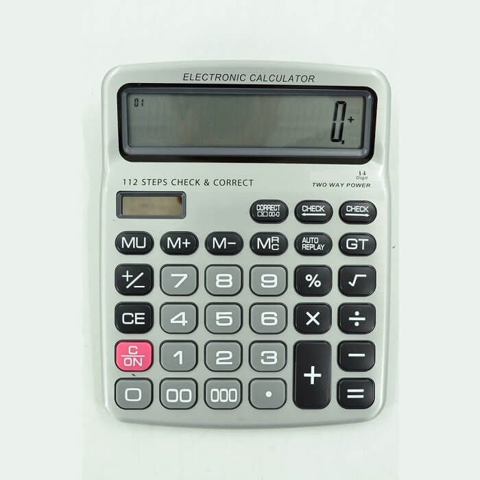 Desktop Calculator - CT-9814 - Large 14 Digit Display with Solar Dual ...