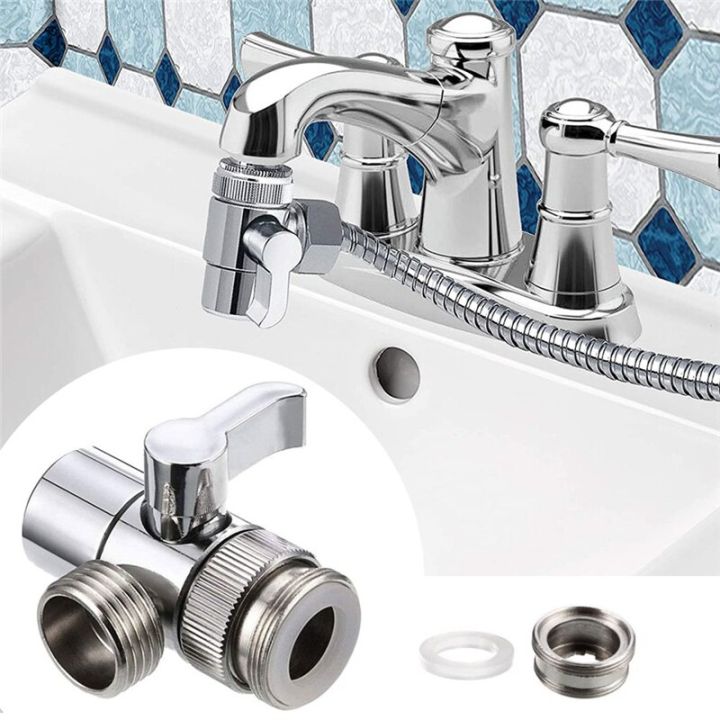 【NEW】 Two Way Water Tap Connector For Toilet Bidet Shower Kitchen ...