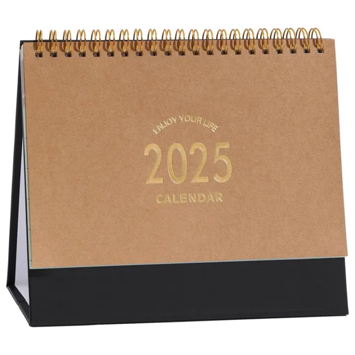 Vertical Flip Desk Calendar Stand-Up Desk Planning Calendar Simple ...