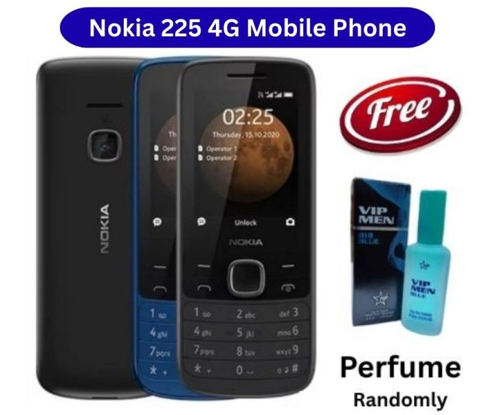 Nokia 225 4G Mobile Phone with Free Perfume, Nokia 225 4G Dual SIM ...