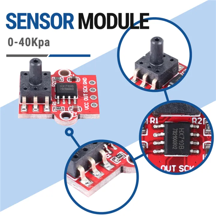 Kqueebee 0-40Kpa Air Pressure Sensor Module Water Level and LIquid ...