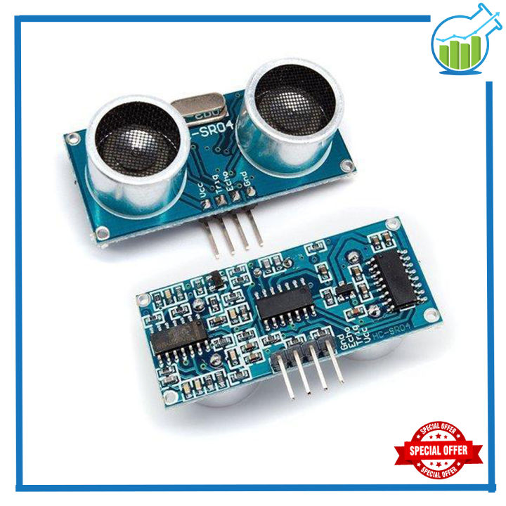HC-SR04 Ultrasonic Distance Measuring Transducer Sensor | Daraz.lk