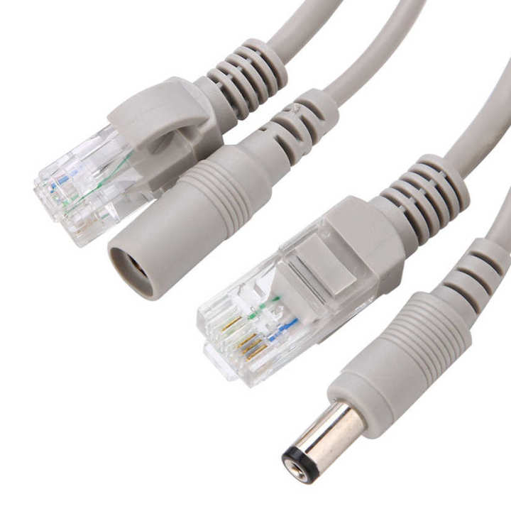 5M/10M/15M/20M RJ45+ Ethernet CCTV Cable for IP Cameras NVR System ...