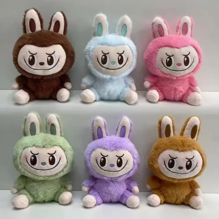 labubu Labubu Horror Smiling Animal Plush Toy 8 Pinch Machine Doll Pop ...