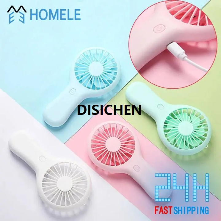 DISICHEN Handheld Fan Usb Portable Cartoon Charging Model Large Wind ...