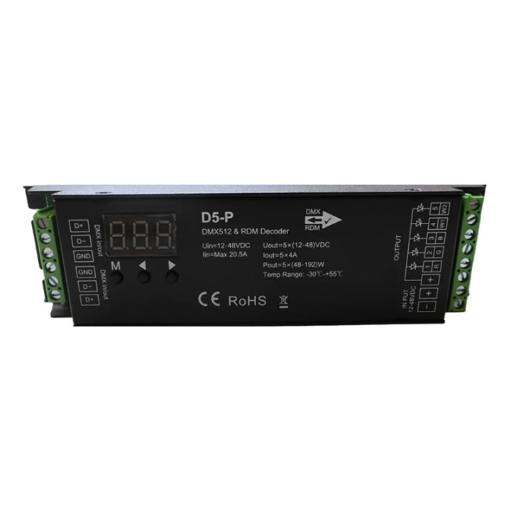 DMX Decoder with RDM Digital Display DMX512 Dimmer Driver | Daraz.lk