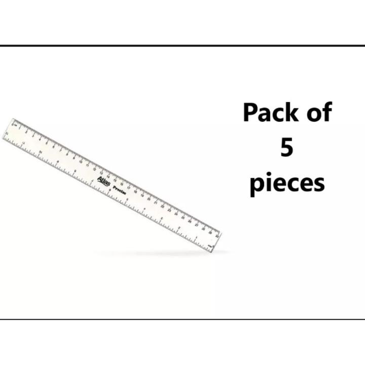 Atlas Clear 12" Ruler Set - 05pcs | Daraz.lk