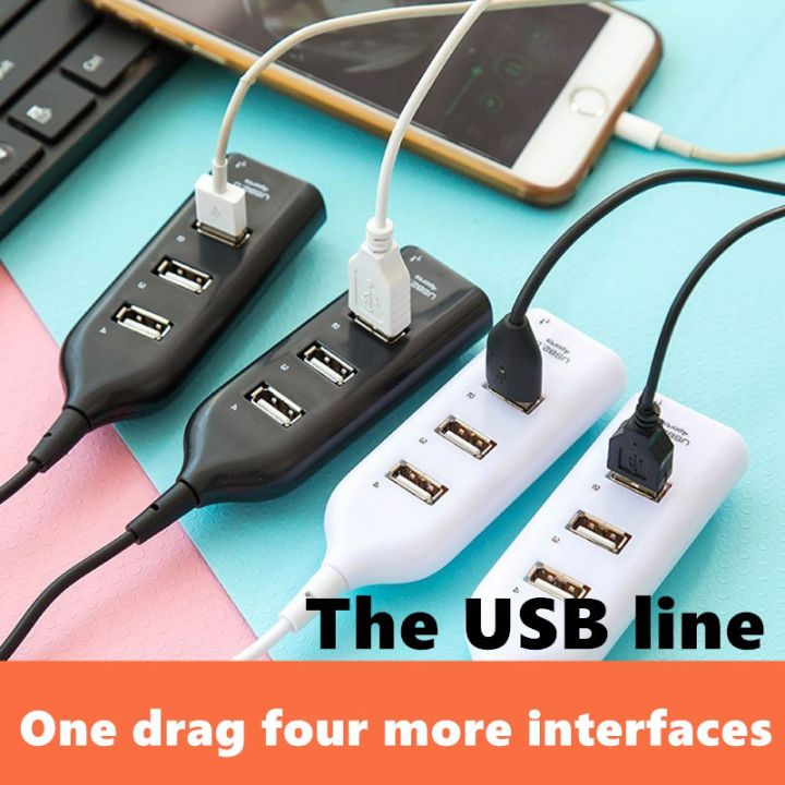 USB Interface Splitter Adapter Desktop Notebook PC Expansion ...