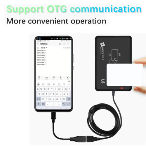 USB Portable RFID Proximity Card Reader EM/TK4100 125khz ID Contactless ...