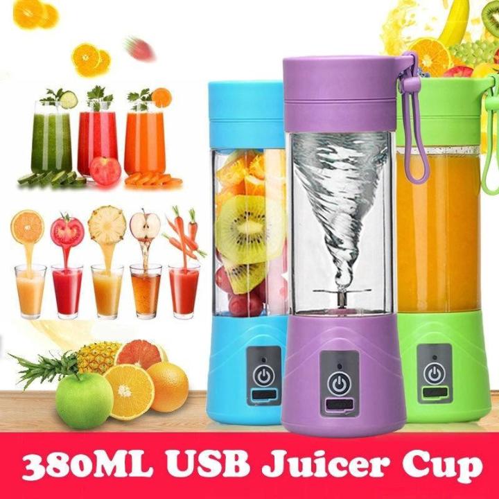 Portable Mixer USB Electric Fruit Juicer Handheld Smoothie Maker ...