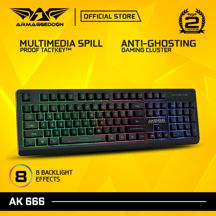 ARMAGGEDDON AK666 GAMING KEYBOARD | Daraz.lk