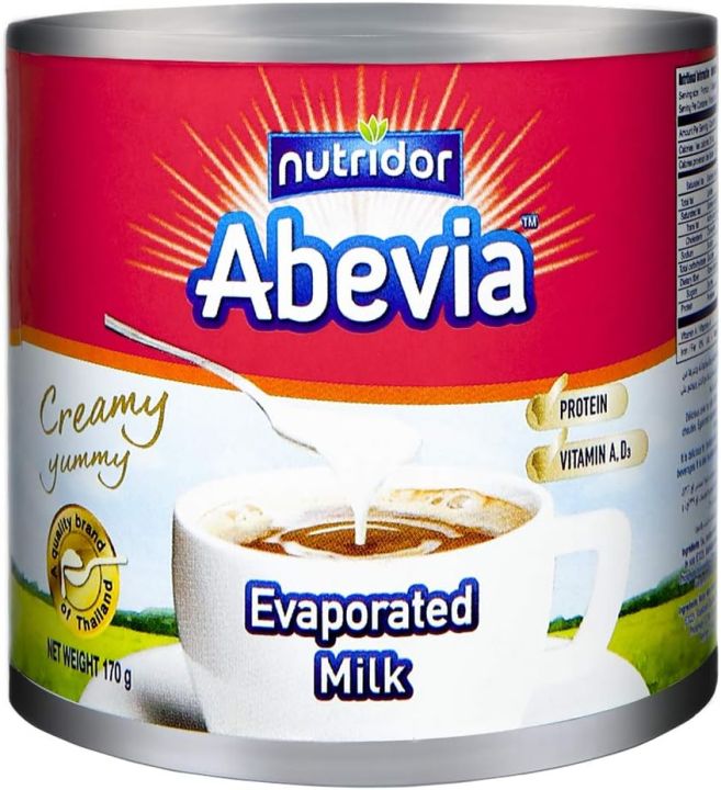 NUTRIDOR ABEVIA Evaporated Milk 170g Easy Open FROM DUBAI (SAM) | Daraz.lk