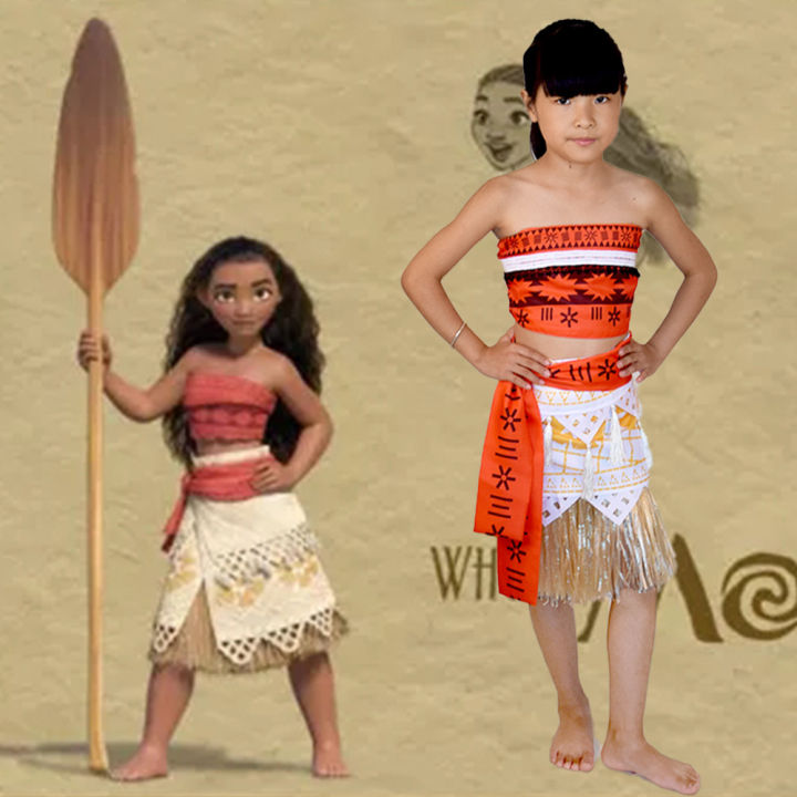 Fashionable pajamas, comfortable and soft Moana cos Moana costume ...