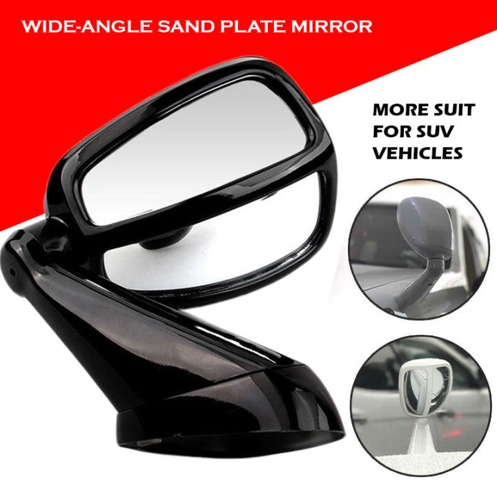 Feelitson Car Front Fender Wide Angle Mirror Universal Bonnet Mirror ...