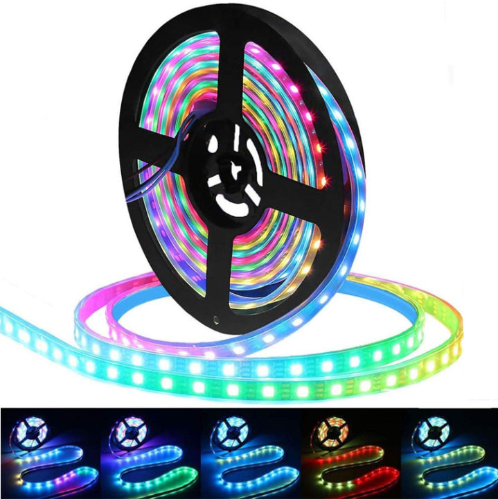 5V 60LEDs 1M WS2812B LED Strip Addressable RGB LED Strip light | Daraz.lk